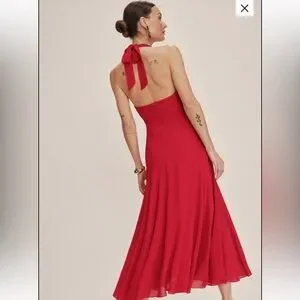 Reformation | Dresses | Reformation Red Maxi Dress | Poshmark